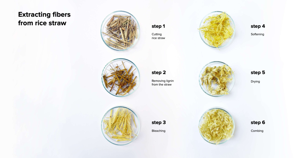 Turn rice straw into а valuable quality product – rice straw yarn. - MFA